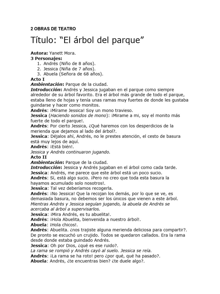 2 Obras de Teatro | PDF