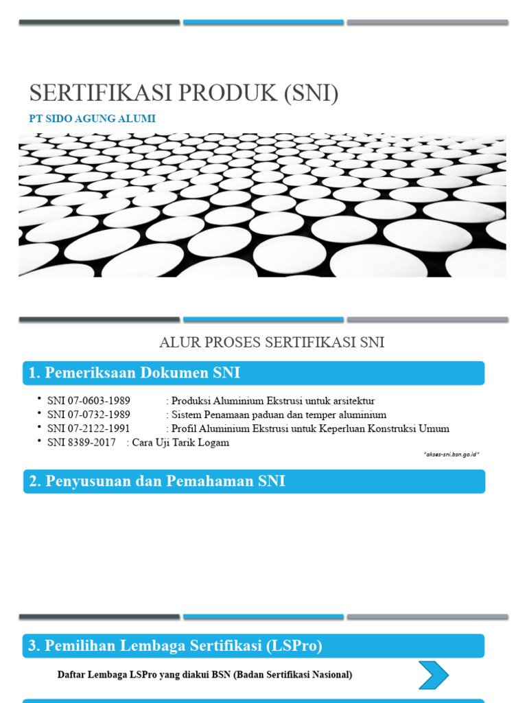 Sertifikasi Produk (SNI) | PDF | Pengelolaan Keuangan & Uang