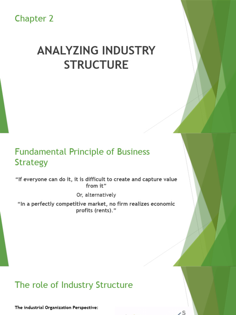 Chapter 2 - Analyzing Industry Structure 2 | PDF | Demand | Monopoly