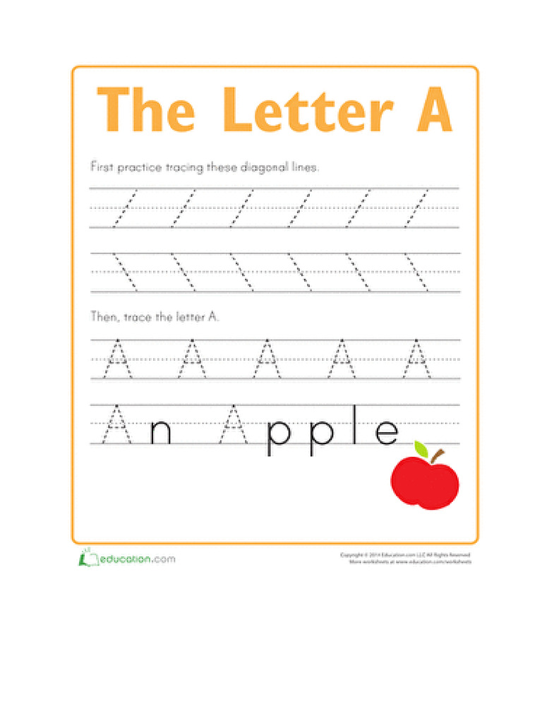 Trace The Alphabet | PDF