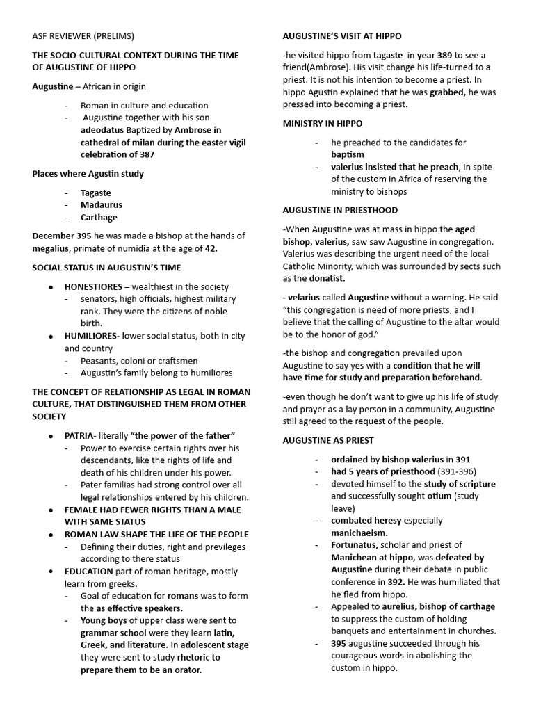 Asf Reviewer Midterms | PDF