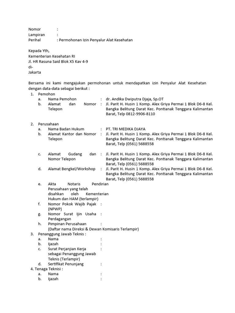 Syarat Edar Alkes | PDF