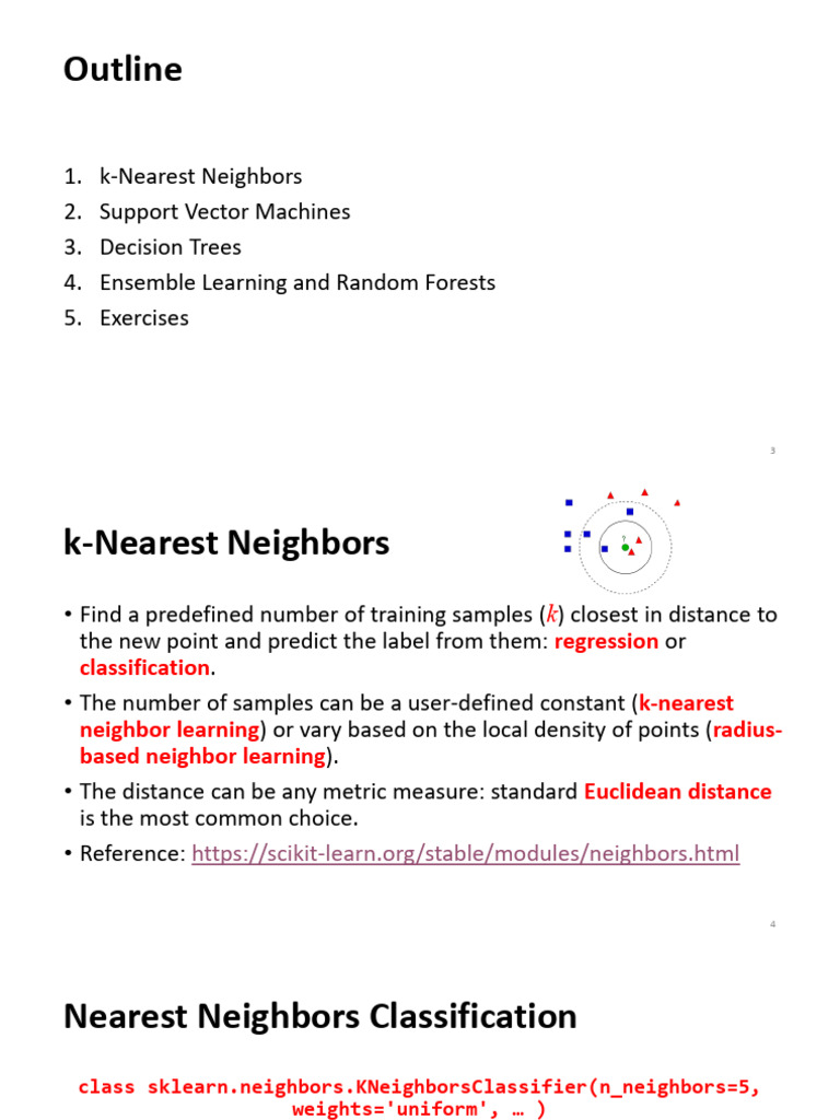ML06 Classical Techniques | PDF | Support Vector Machine | Multivariate Statistics