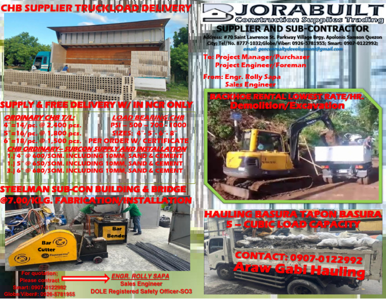 Subcon Front & Back | PDF