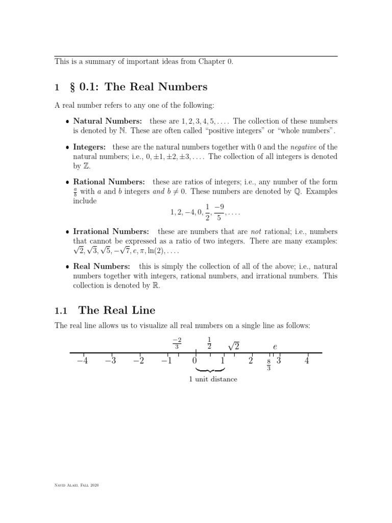 Chapter 0 | PDF | Inequality (Mathematics) | Rational Number