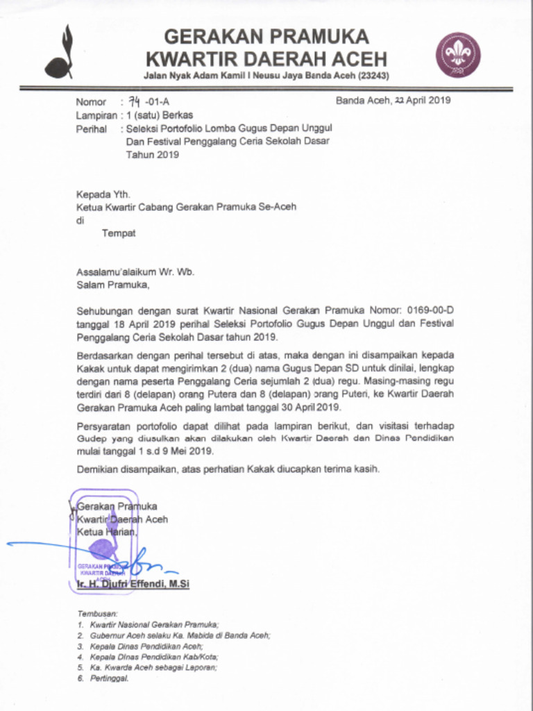 Lomba Gugus Depan 2019 | PDF