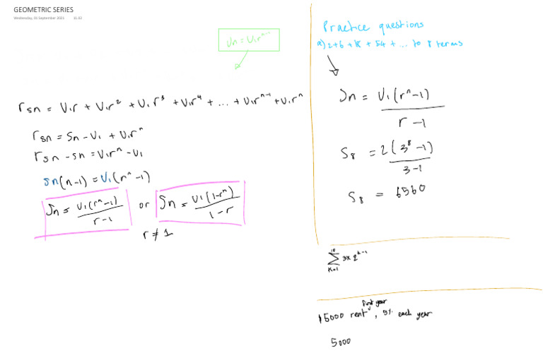 Geometric Series | PDF