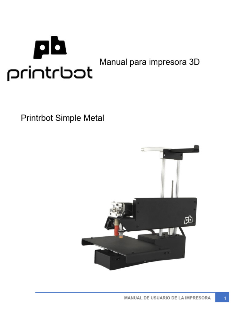 Manual Printrbot | PDF