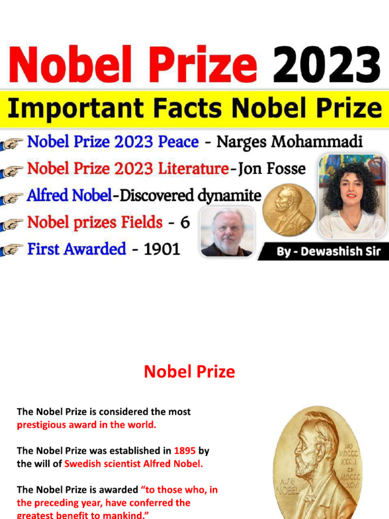 Nobel Prize | PDF