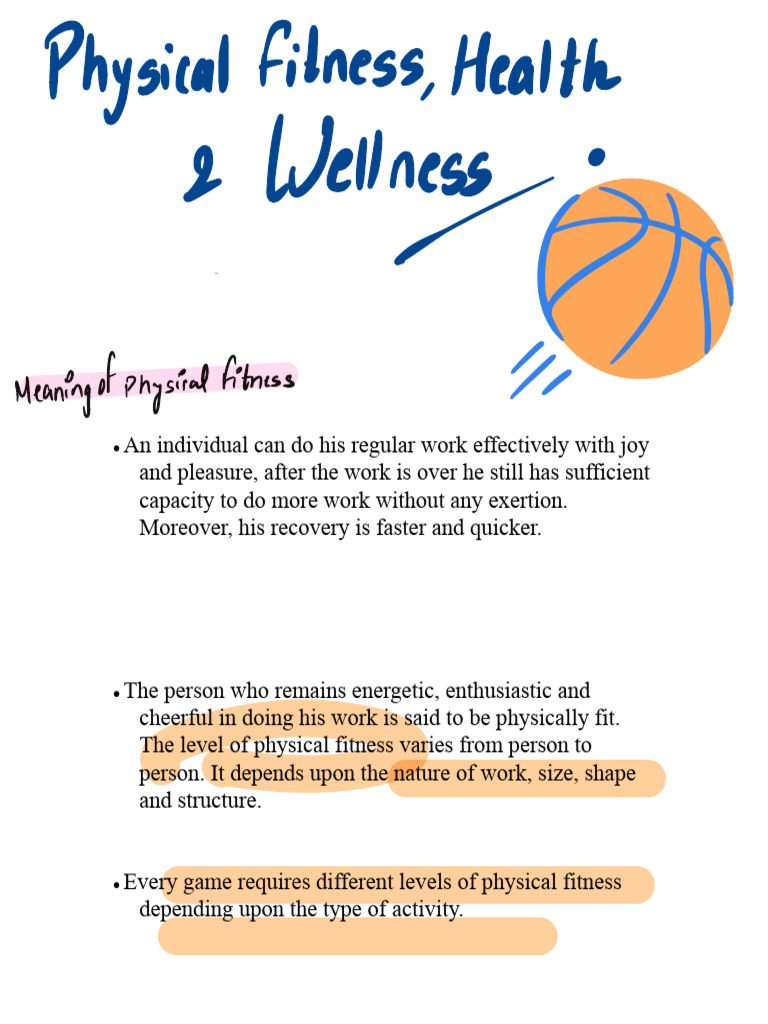 Physical Fitness, Health and Wellness-3 | PDF | Flexibility (Anatomy ...