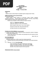 Contoh Votum dan Salam Ibadah | PDF