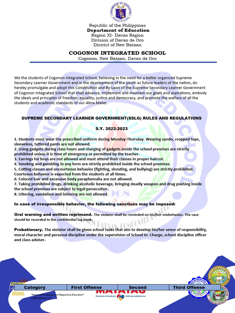 SSLG Ground Rules | Download Free PDF | Government | Justice