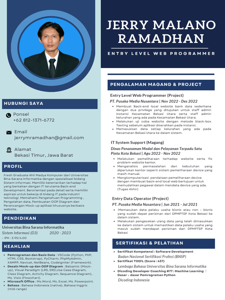 Minimalist CV | PDF | Bisnis | Teknologi & Rekayasa