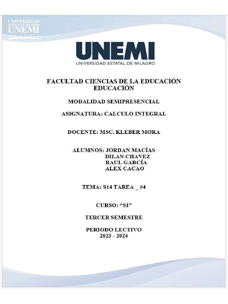 Tarea Calculo Integral GG - Compressed - Compressed | PDF