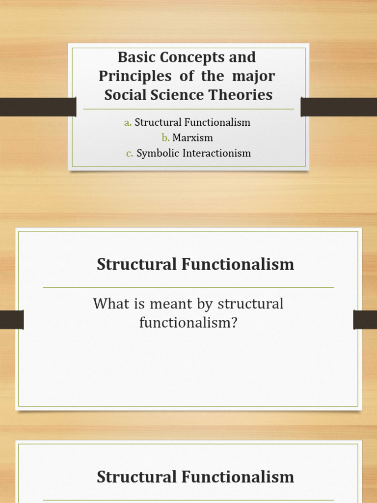 Basic Concepts and Principles of The Major Social | PDF | Marxism ...