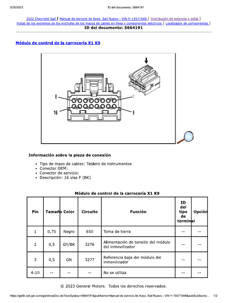 BCM X1 K9 (Negro) 16 Pines | PDF