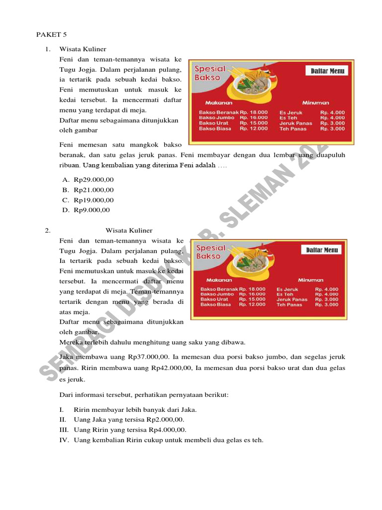 Susulan Numerasi Final Okx | PDF