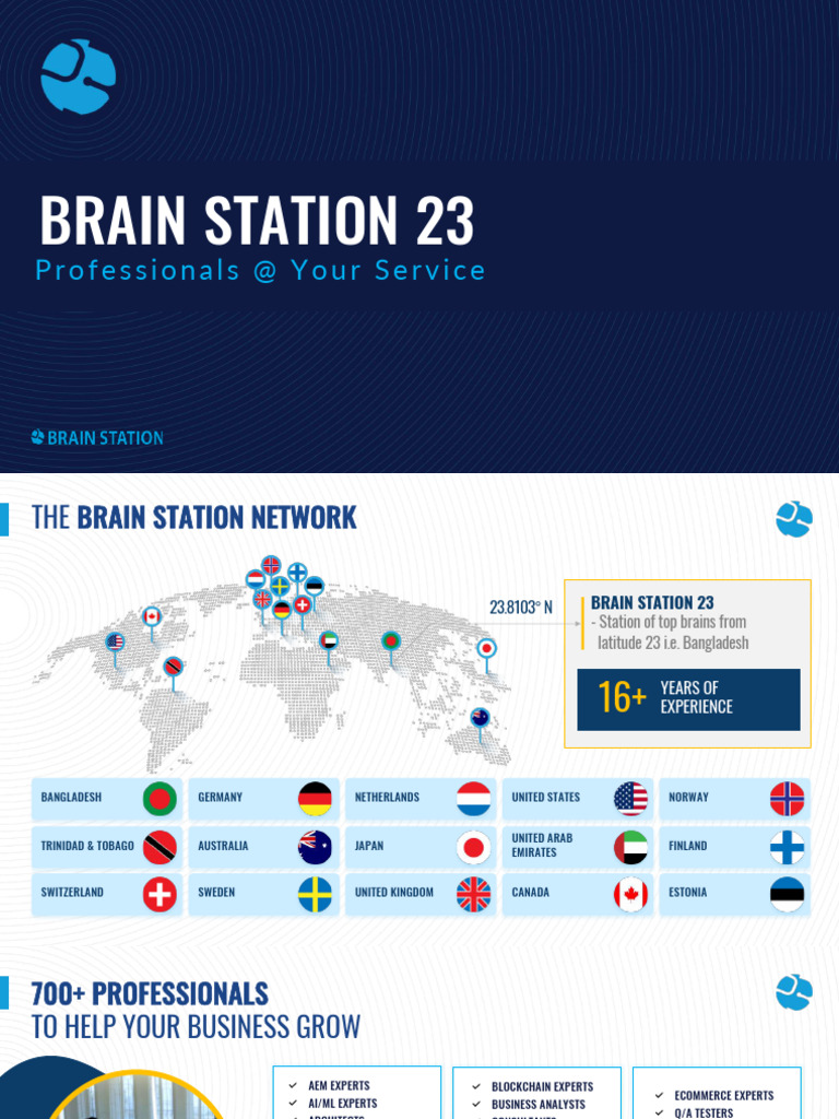 Brain Station 23 Company Overview-2023 Update - Compressed | PDF ...