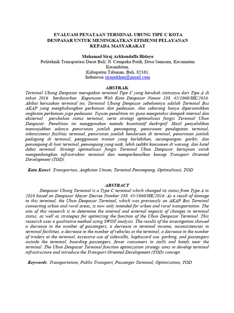 Jurnal M Siraj Arkhandaffa Hidoyo | PDF | Komputer | Teknologi & Rekayasa