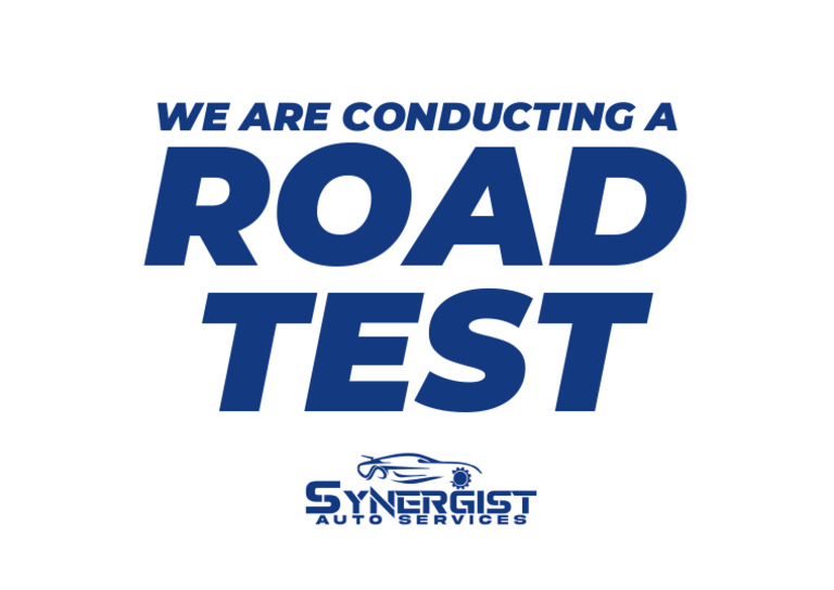 Road Test Sign (A4 (Landscape) ) | PDF