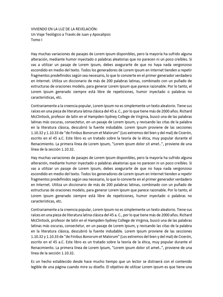 Historia y Uso del Lorem Ipsum | PDF | Cicerón | Humor