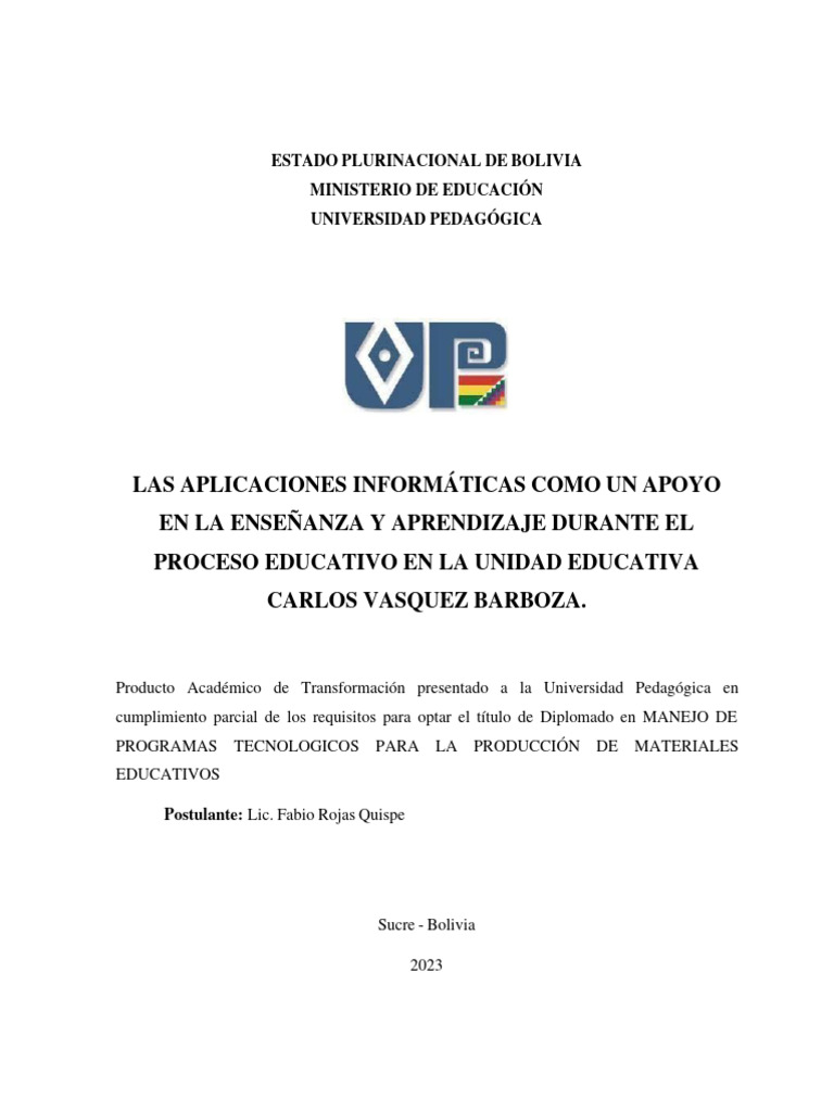 Fabio Rojas Quispe Documento PAT! (Revisado APA) | PDF
