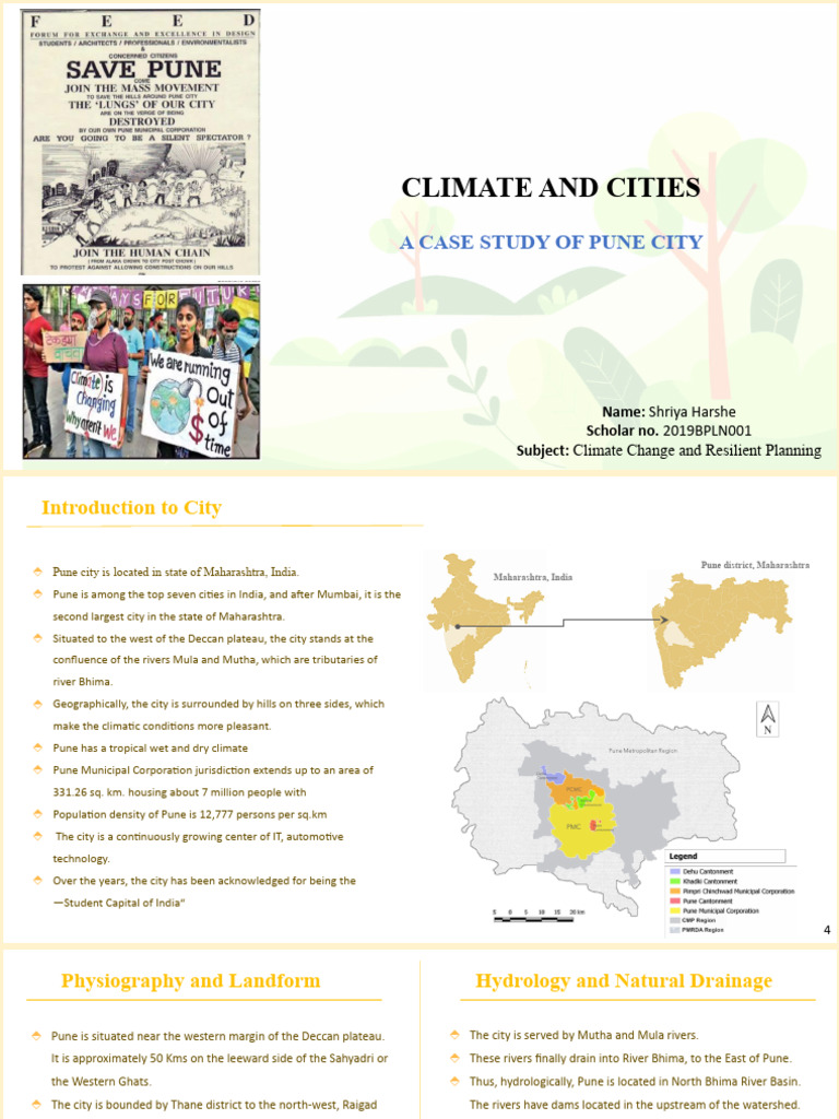 Climate Change Pune | PDF | Cost Of Living | Particulates