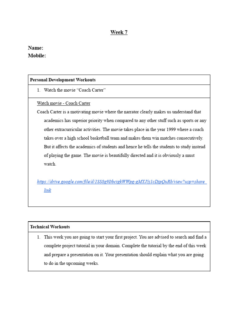 Week 7 Web Development | PDF | Prototype | You Tube