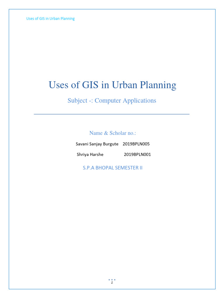 What Is GIS | Download Free PDF | Geographic Information System | Urban ...