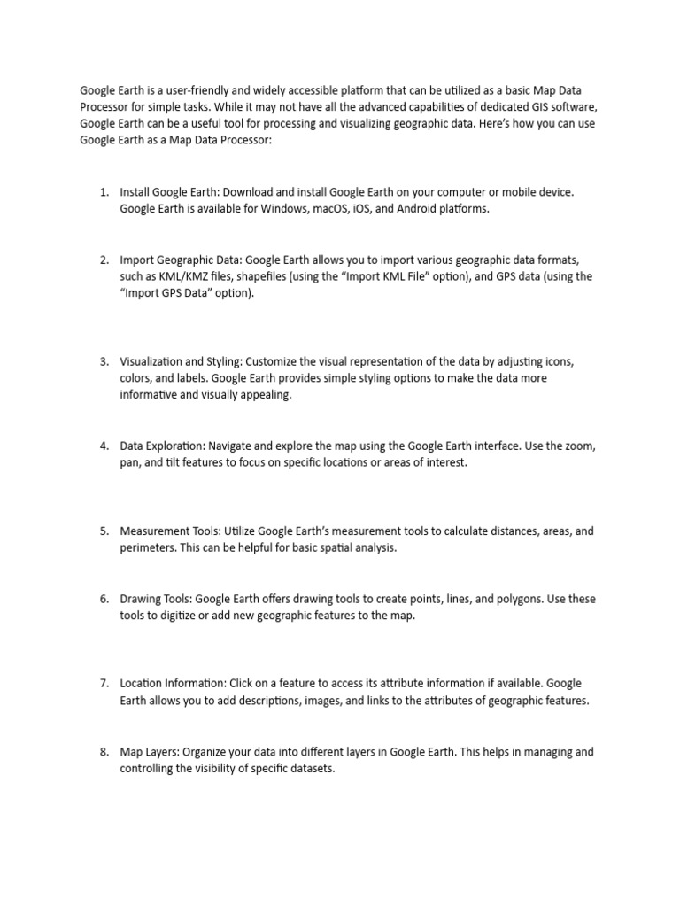 Google Earth 101 | PDF | Geographic Information System | Computing