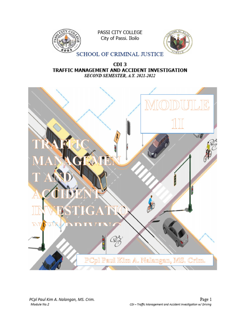 Traffic Mgt Module 2 | PDF | Truck | Vehicle Registration Plate