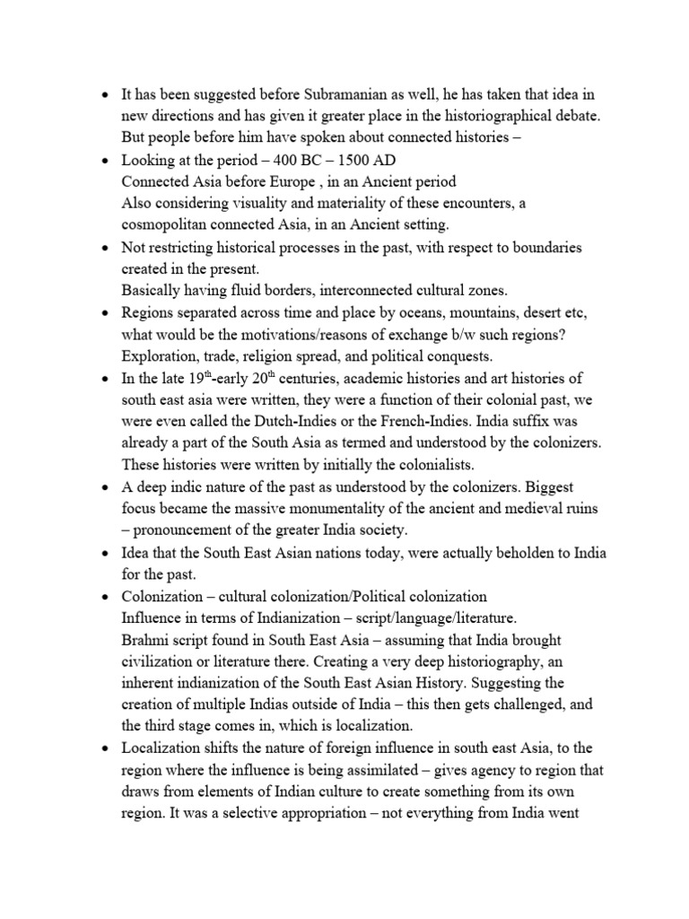 Connected Histories by P.P. Dhar | PDF | Southeast Asia | Colonialism