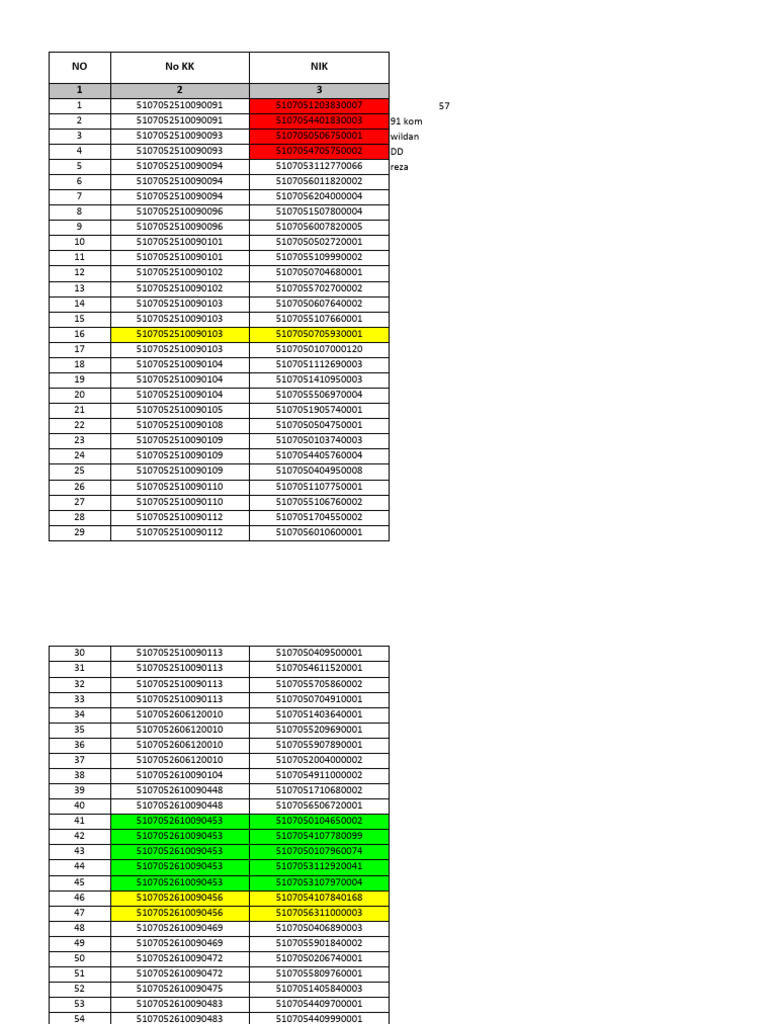 NO No KK NIK 1 2 3 | PDF | Technology & Engineering