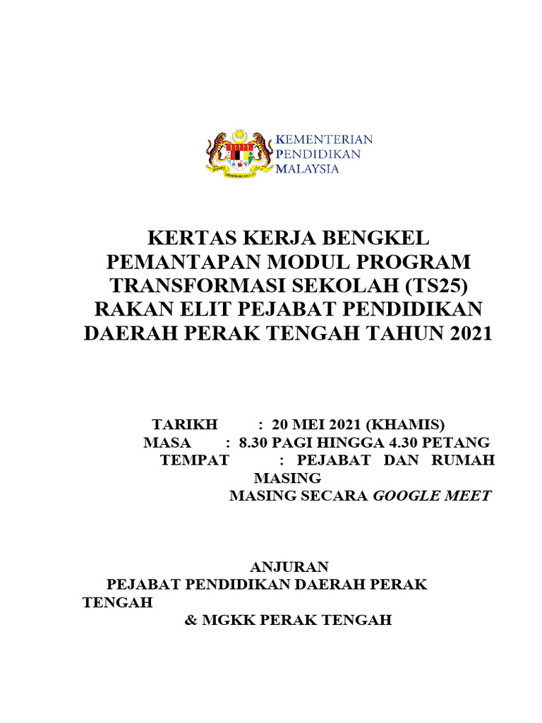Kertas Kerja TS25 | PDF