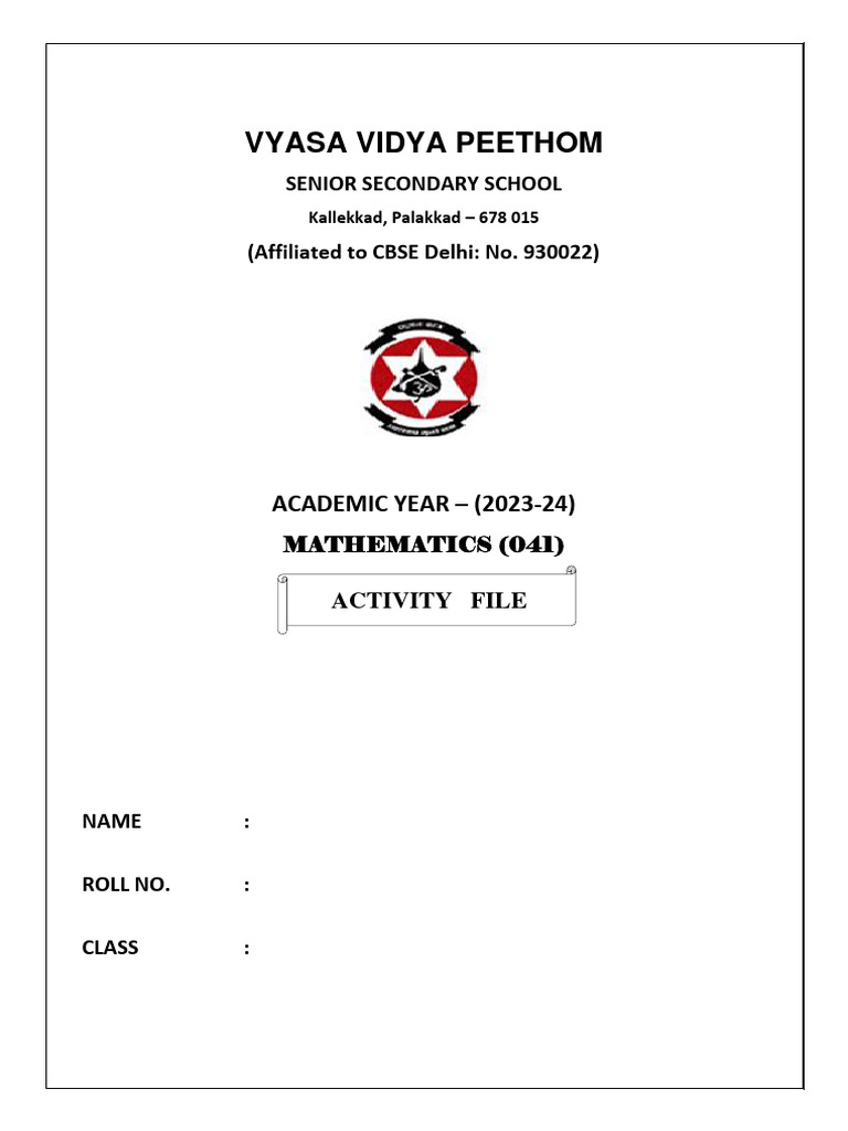 Project File Format | PDF