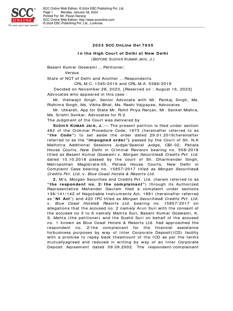 Basant Kumar Goswami | PDF | Payments | Cheque