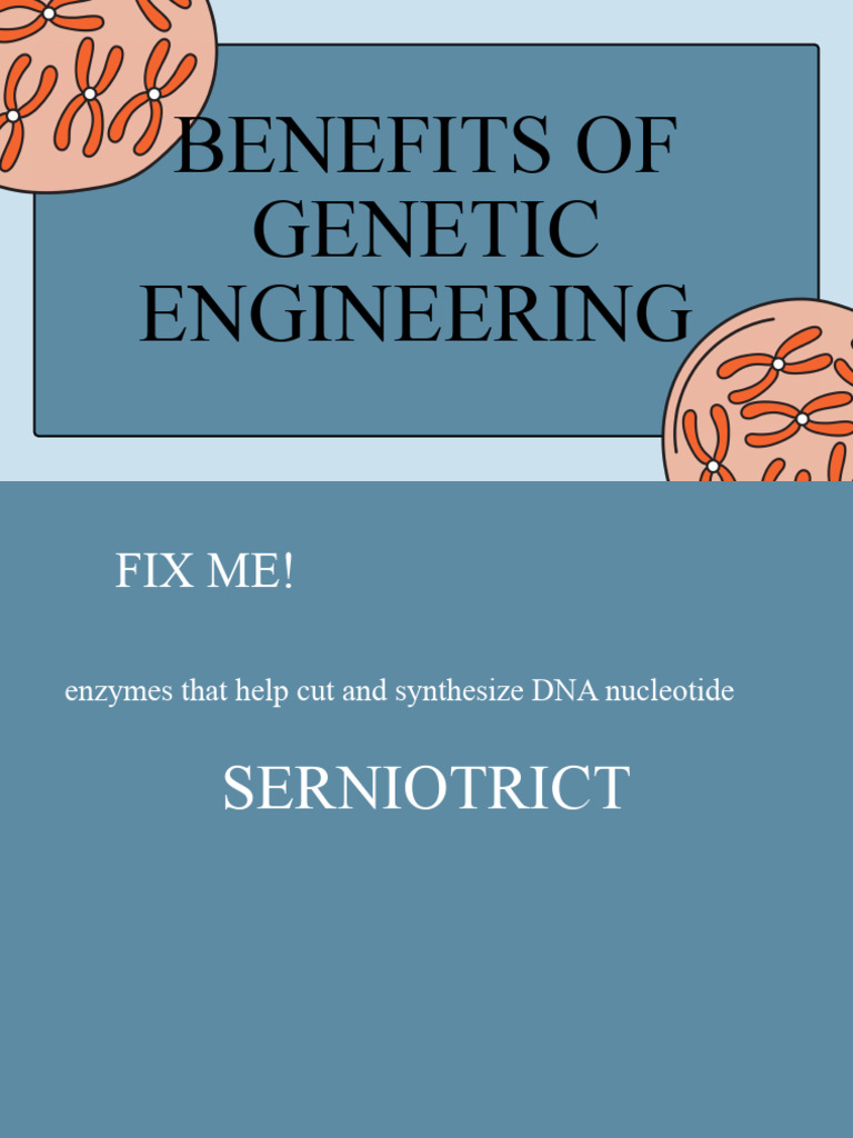 Benefits of Genetic Engineering Explained | PDF | Genetically Modified Organism | Genetic ...