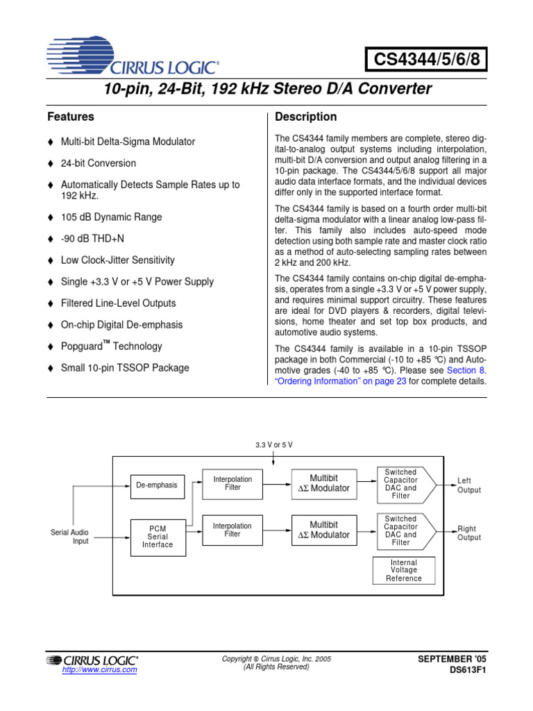 Adc 354C | PDF | Digital To Analog Converter | Sampling (Signal Processing)