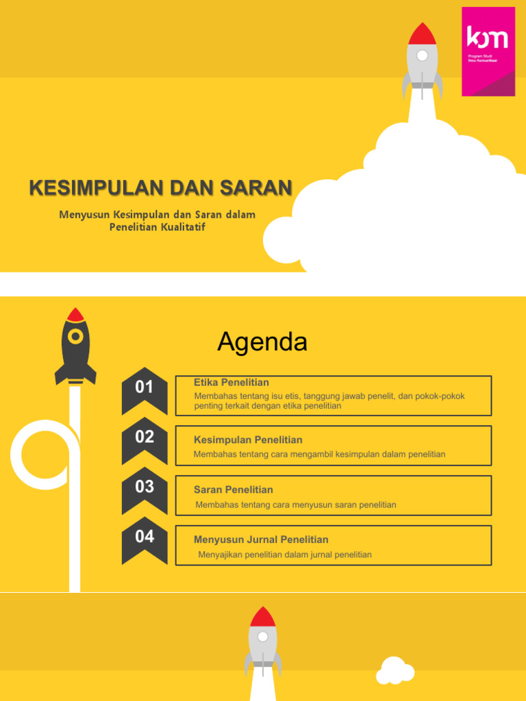 Kesimpulan dan Saran Penelitian Kualitatif | PDF