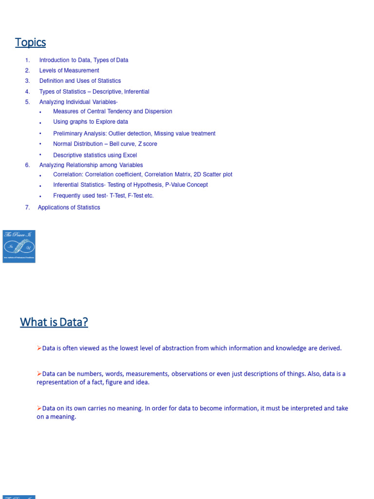Module 4 | PDF | Statistics | Mean