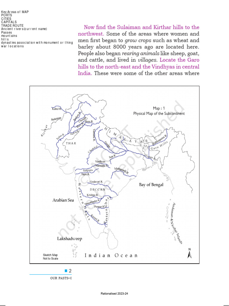 Class 6 To 12 History NCERT Maps | PDF | Bhakti | East India Company