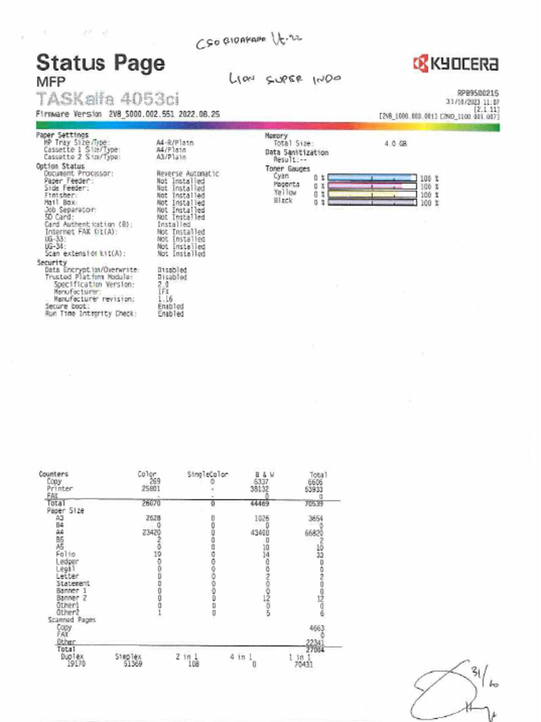 LION SUPER INDO CSO BIDAKARA LT.22 | PDF