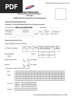 Lampiran 1 - Borang Pendaftaran Tabika Kemas | PDF