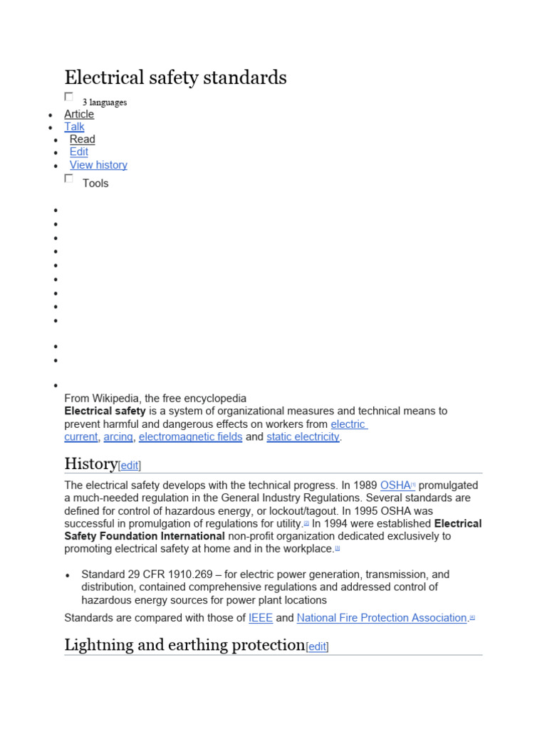 Electrical Safety | PDF