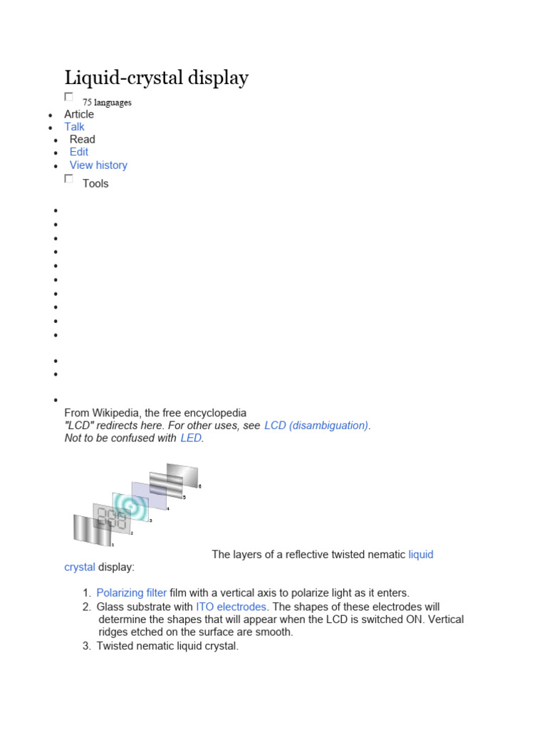 Liquid Manu - Protocol | PDF | Liquid Crystal Display | Backlight