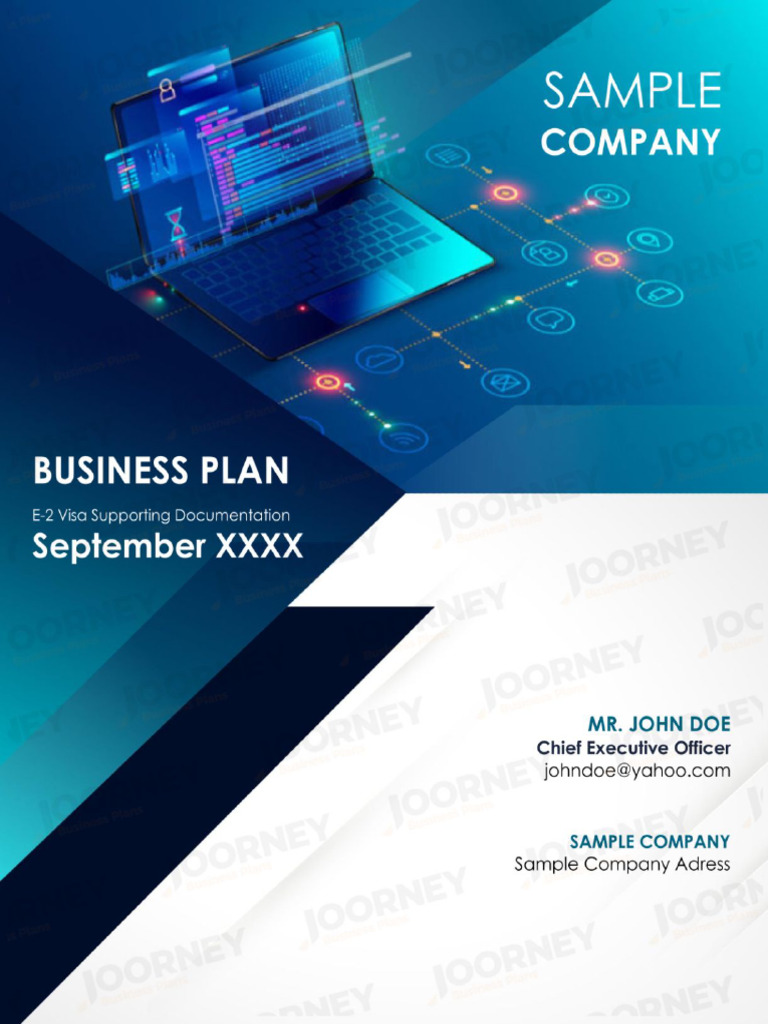 E2 Business Plan Sample IT and Software Development | PDF
