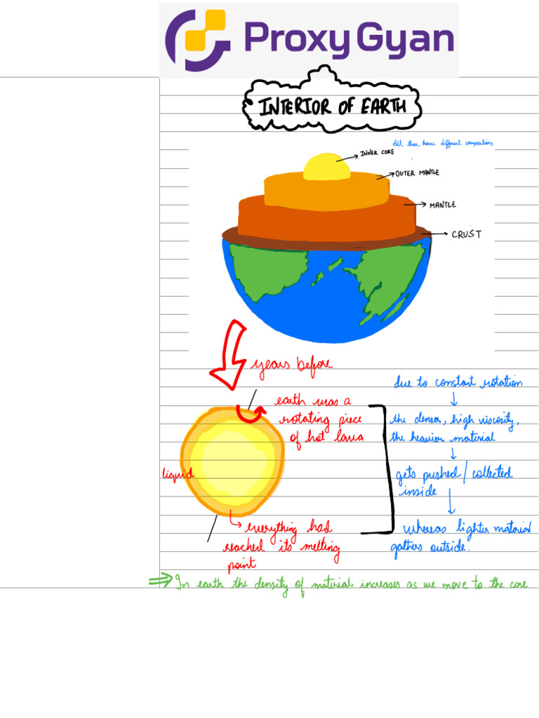 Geography 12 Oct 2023 | PDF | Planetary Core | Density