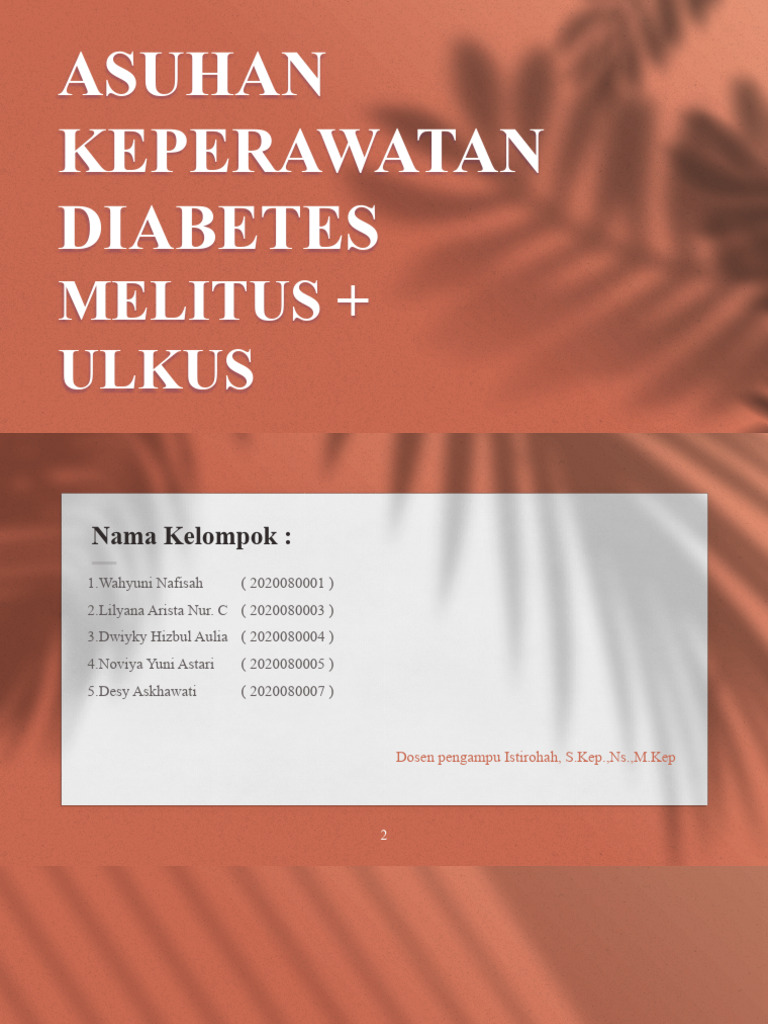 Askep DM Dan Ulkus | PDF