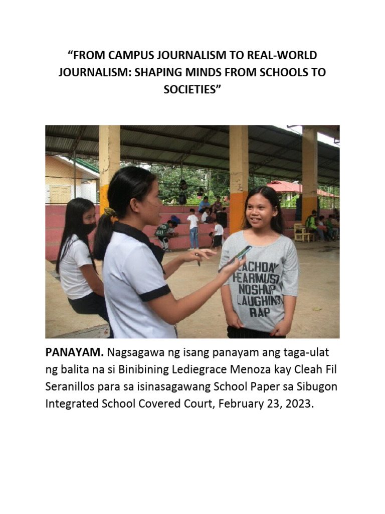 PHOTOJOURN PRACTICE 2023 | PDF