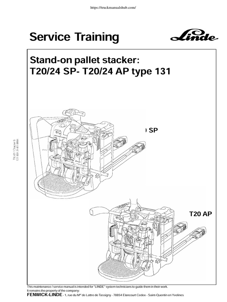 truckmanualshub.com_Linde T20 Pallet Truck Service Manual | PDF